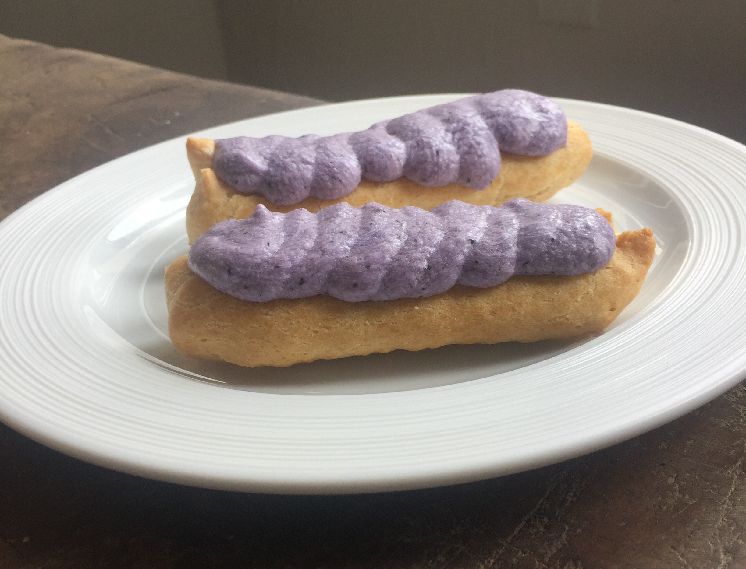 Blueberry & Cream Choux Pastry – Potts Boiling Over