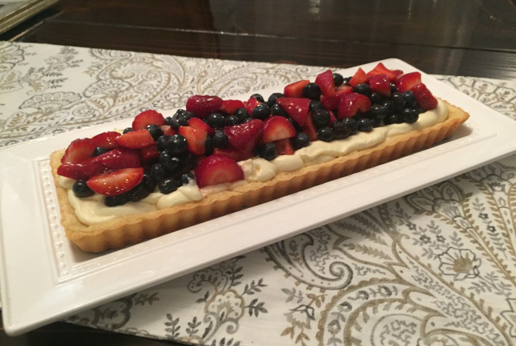 Strawberry & Blueberry Tart with Lemon Curd Mascarpone – Potts Boiling Over